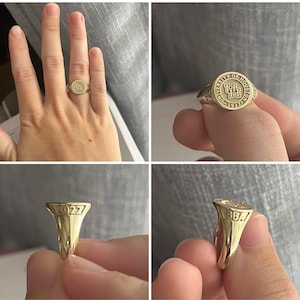 Aquarius Signet Ring Zodiac Signet Ring Zodiac Rings Zodiac - Etsy