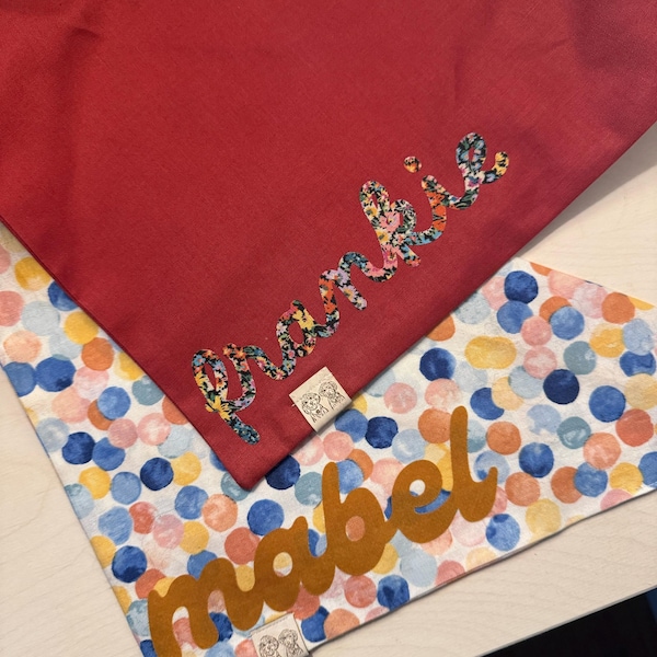 Iron on Fabric Name Applique Floral Fabric Name for Iron on Iron on ...