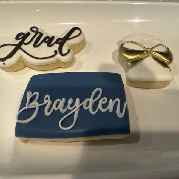 Graduation Cookies Class of 2025 Mini Cookies - Pack of 8 - Etsy