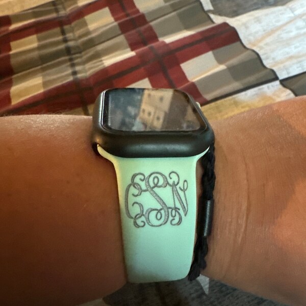 Custom Engraved Silicone Watch Band - Etsy