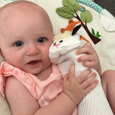 Red Haired Girl Sock Puppet With Braids Class Room Educate Aid - Etsy