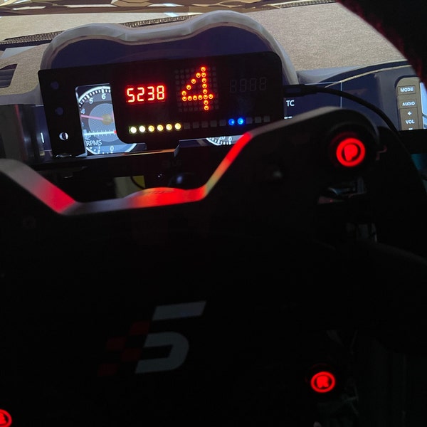 Sim Racing Dashboard for PC Steering Wheel Logitech Fanatec ...