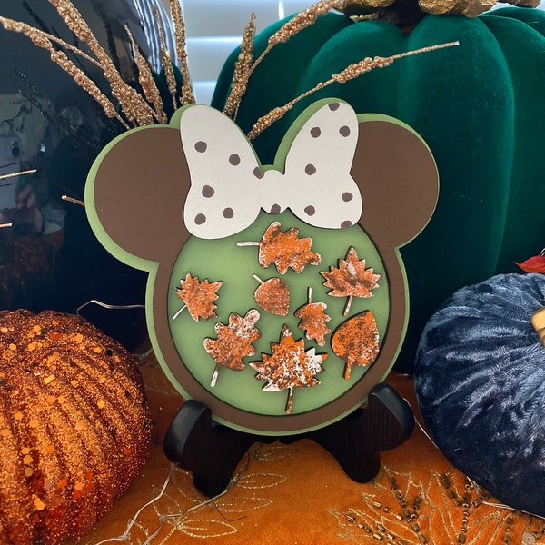 Disney Fall Tiered Tray|disney Pumpkin Decor| Coffee Bar Decor|autumn ...