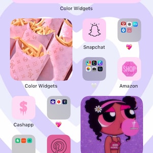 Pink App Icons Y2K Aesthetic Ios 14 Iphone Apps Personalized | Etsy