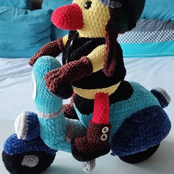 Crochet Pattern - SCOOTER - Toys - in PDF (00462) - Etsy