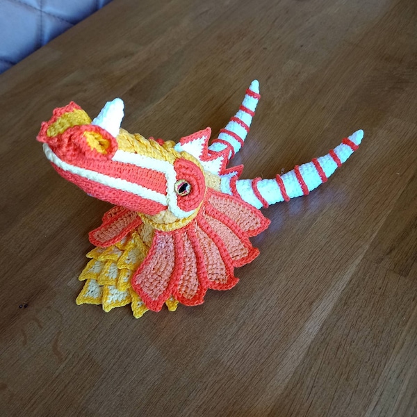 Guardian Dragon Crochet Wall Hanging Pattern Only - Etsy