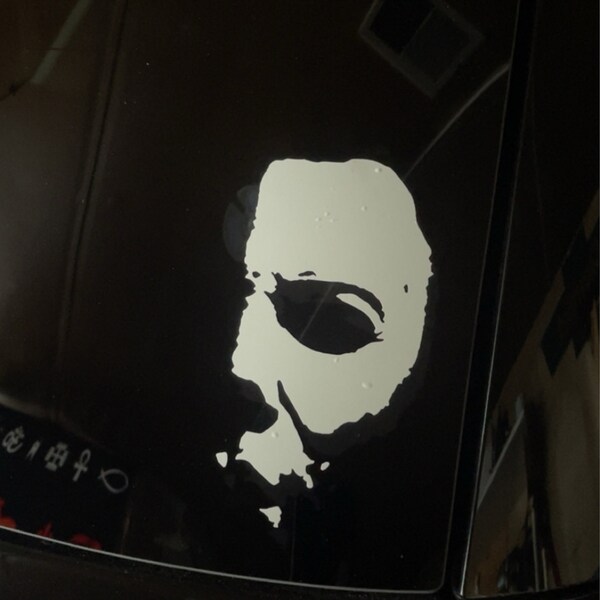 Michael Myers Decal Sticker | Sticker for Car Window | for Tumbler ...