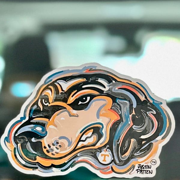 Auburn University Aubie Mini Vinyl Sticker by Justin Patten (storm ...