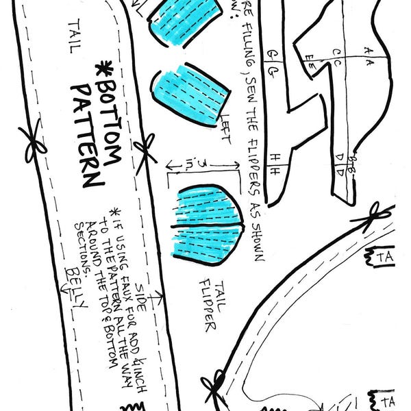 Frog Beanbag Sewing Pattern - Etsy