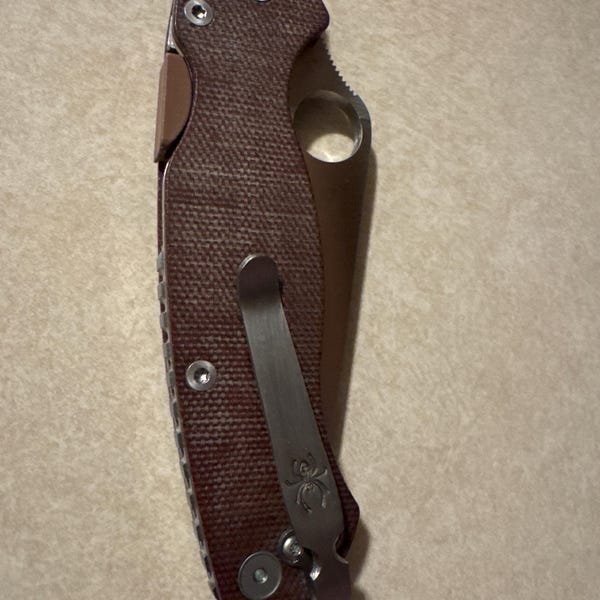 Matte Black Titanium Deep Carry Pocket Clip for Microtech LUDT 135-1 ...