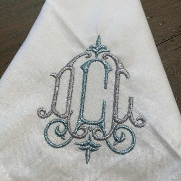 Whitlock Monogram Font - 4 Inch - Etsy