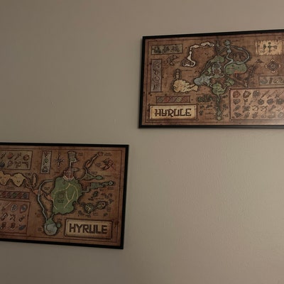 Map of Termina From Legend of Zelda, Majoras Mask English or Hylian ...