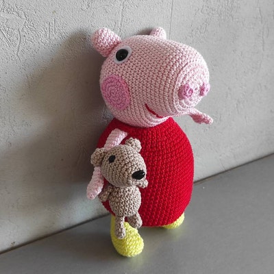Peppa Pig, Wellies and Teddy Bear Crochet Pattern NOT A FINISHED TOY - Etsy