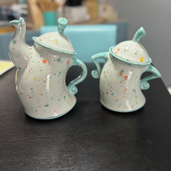 Retro Celadon Sassy Canister - Etsy