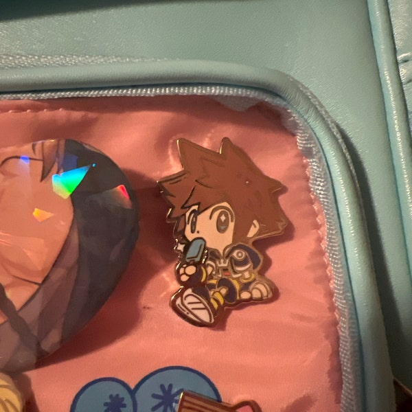 KH Sora Enamel Pins | Gamer Sora, Sora With Sea Salt Ice Cream, Lion Sora With Paopu Fruit - Etsy