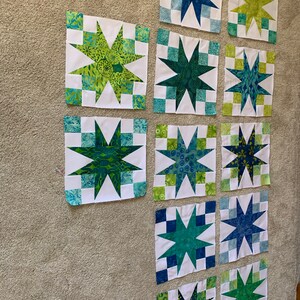 NEW MOON RISING Table Runner & Wall Quilt Pattern Tiger Lily | Etsy