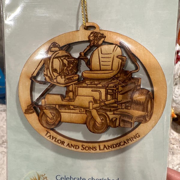 Personalized Landscaping Ornaments | Gifts for a Landscaper | Christmas ...