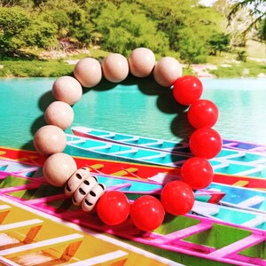 Beachy Neutral Bracelet Stack Sandy Taupe Sea Glass, Gold, White and ...