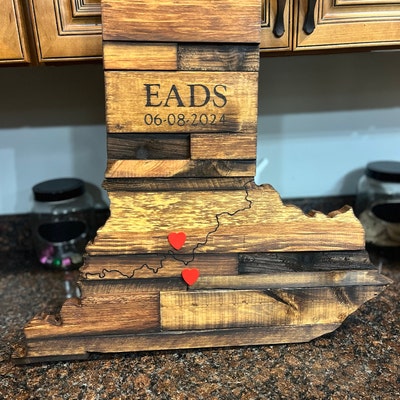 Michigan Rustic Wood State Cut Out, Wooden Michigan State Outline ...