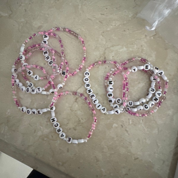 ERAS | UNHINGED Friendship Bracelets | Set of 10 Bracelets - Etsy