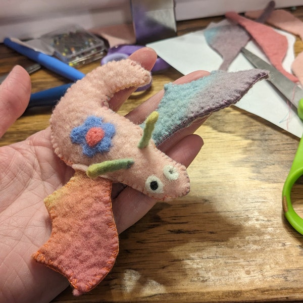 Baby Dragon PDF Pattern Hand Sewing Wool Felt Pattern Waldorf Inspired ...