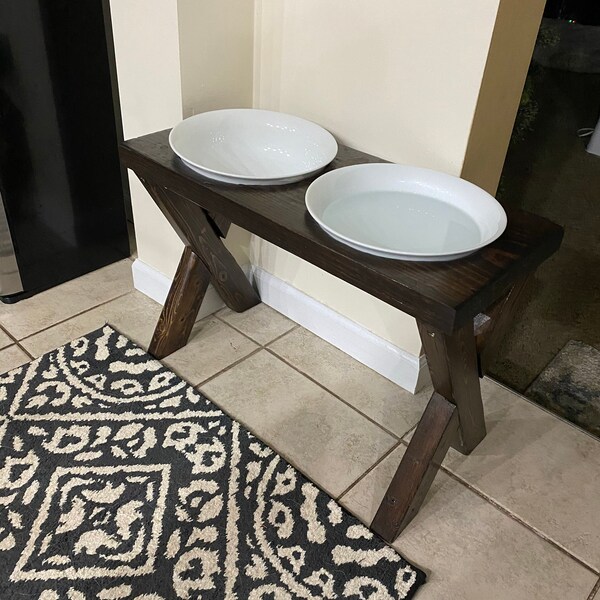 Dog Bowl, Dog Bowl Stand, Extra Large Raised Dog Bowl Feeder, Farm ...
