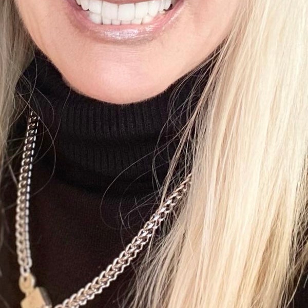 Chunky Ball Chain With Padlock and Key, Uno De 50 Style Key and Padlock ...