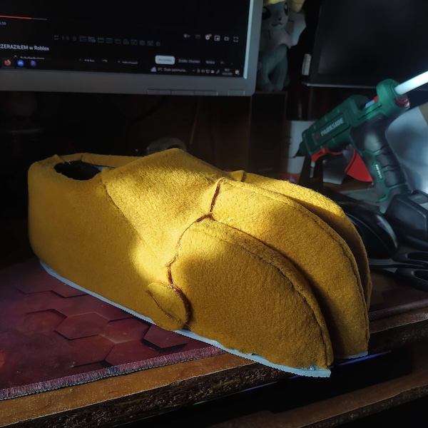 DIGITAL Sergal Foam Feet Base Template for Fursuits - PDF Download - Etsy