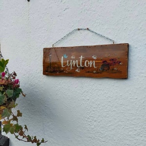 Custom Made Cottage House Name/house Number Wooden Plaques and Signs ...