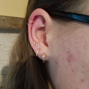 109simple Three Lines Non Pierced Ear Cuff antique Copper | Etsy