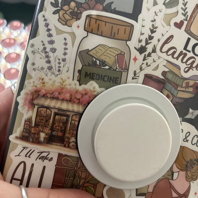 Cute Bookstore With Blooming Flowers Sticker Bookstore Sticker ...
