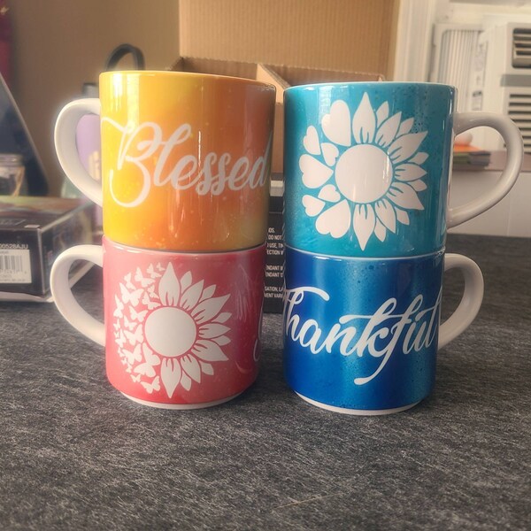 10oz Cricut Stackable Mugs Svg, Mugs and Coasters Cricut Mug Press SVG ...