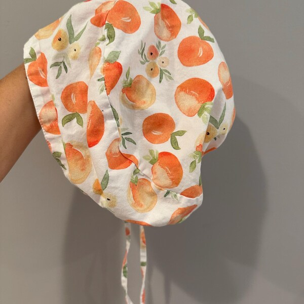 Peaches Scrub Caps, Peach Surgical Cap, Scrub Caps for Women, Women ...