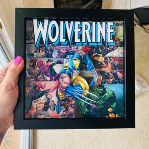 Spiderman Spiderverse Comic Book Cover 3D Shadow Box Decor - Etsy