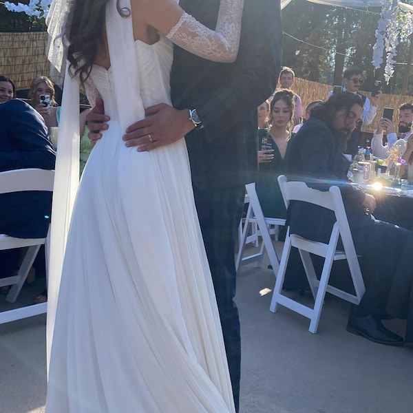 Long Fingerless Lace Gloves, Ivory Wedding Sleeves, Detachable Lace ...