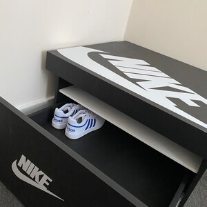 XL Trainer Shoe Storage Box, Giant Sneaker Box fits 6-8no Pairs of ...