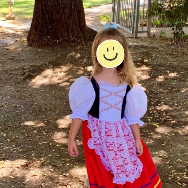 Girls Italian Traditional Folk Dress, Italy, International, Tarantella ...