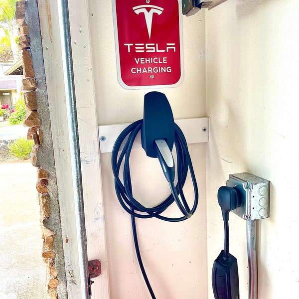 Tesla Charging Sign Wall Connector Home Mobile Charger Model 3 S X Y ...