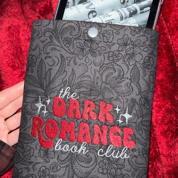 Halloween Spooky Floral Scream Lightly Padded Kindle Sleeve With Snap E-reader Cover Case for ...