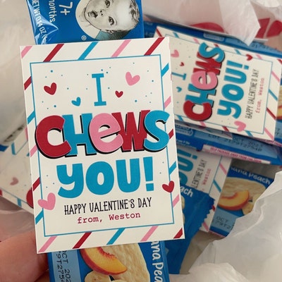 Printable Chappy Valentine's Day Card Instant Download - Etsy