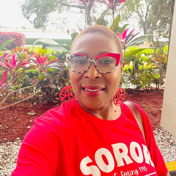 Soror Shirt | Red & White Sorority Shirt | Sorority Chapter Tee ...