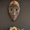 African Baule Mask | Antique Wooden Face Art | Tribal Wall Hanging ...