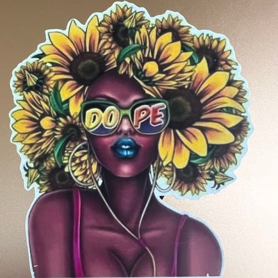 Inspirational Stickers African American Black Girl Magic Stickers ...