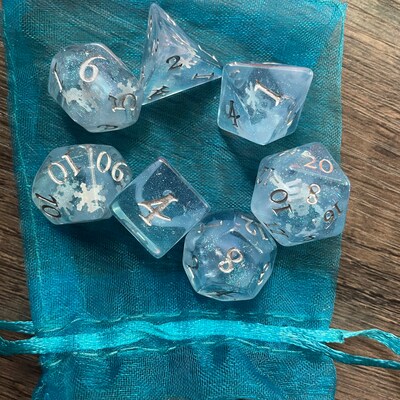 Shadowy Forest Dnd Dice Set, Polyhedral Dice, D&D Dice, Dungeons and ...