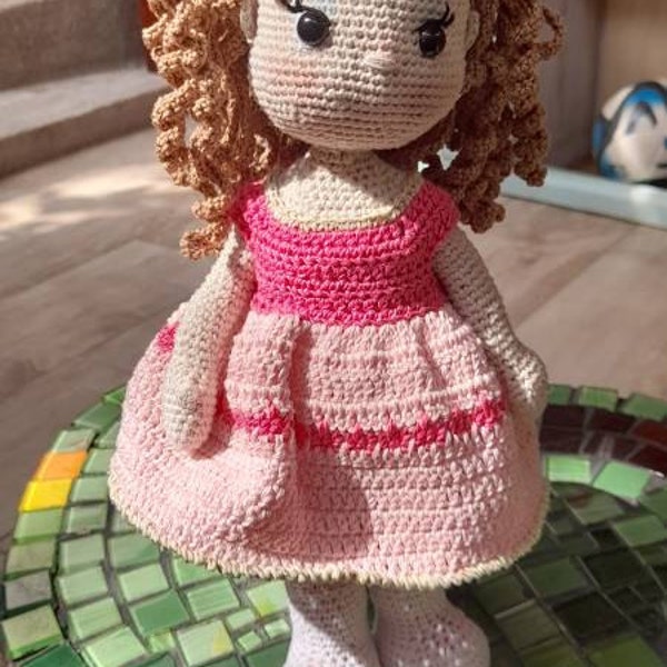 Sofia Crochet Doll Pattern, Amigurumi Doll Pattern, Amigurumi Tutorial, English, Português ...