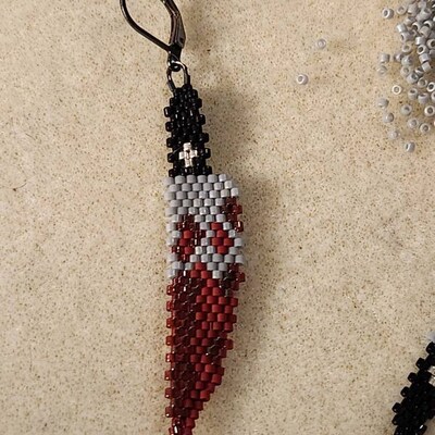 Jason Mask Brick Stitch Earring Pattern PDF - Etsy