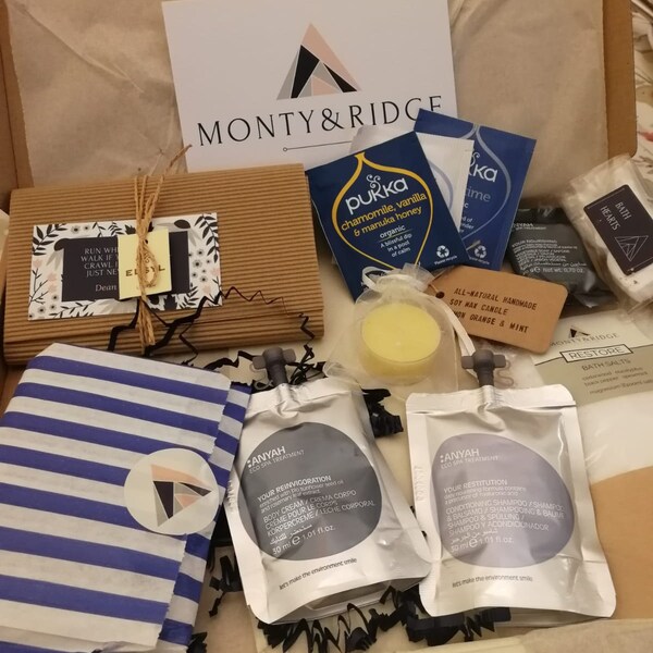 Personalised Running Gift Box: Monty&ridge Letterbox Hamper - Etsy UK