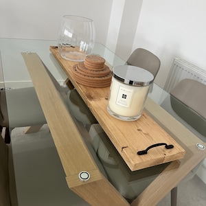 Hand Made Rustic Reclaimed Wooden Table Runner/ Styling Board/serving ...