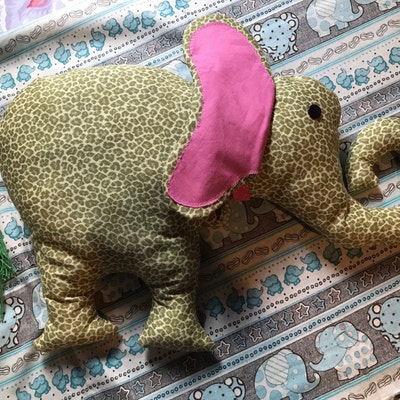 Elephant Pillow Sewing Pattern and Instructions - Etsy