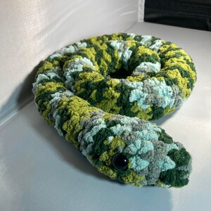 NO SEW Snake Crochet Amigurumi Pattern Serpent Rattle - Etsy